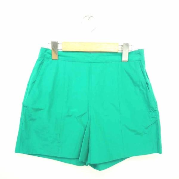 マカフィー MACPHEE トゥモローランド パンツ キュロット ショート サイドジップ 薄手 無地 36 緑 グリーン /TT43 レディース【ブランド】マカフィー MACPHEE トゥモローランド【表記サイズ】36【実寸サイズ】ウエスト...