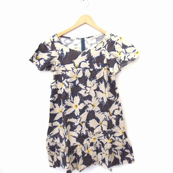 ルージュヴィフ Rouge vif サンプル品 ワンピース 花柄 フレア ボートネック 半袖 ひざ丈 ベージュ グレー /FT39 レディース【ブランド】ルージュヴィフ Rouge vif【表記サイズ】実寸サイズをご確認ください。【実寸サイ...