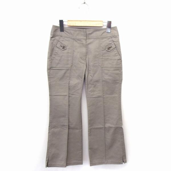 コフィ コレクト KOFI COLLECT パンツ アンクル スリット 無地 コットン 綿 XS グレー 灰 /FT24 レディース【ブランド】コフィ コレクト KOFI COLLECT【表記サイズ】XS【実寸サイズ】ウエスト：約66cm　...