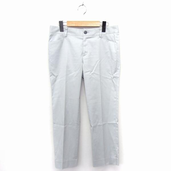 ベラルディ BERARDI パンツ センタープレス スラックス 無地 シンプル 2 ライトブルー /FT29 レディース【ブランド】ベラルディ BERARDI【表記サイズ】2【実寸サイズ】ウエスト：約74cm　もも幅：約24cm　裾幅：約1...