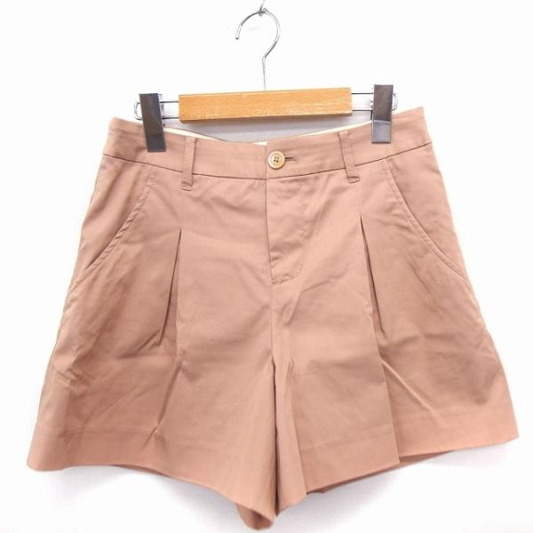 フリーズフレーズ FREE'S PHRASE キュロット パンツ タック 無地 シンプル M ベージュ /FT8 レディース【ブランド】フリーズフレーズ FREE'S PHRASE【表記サイズ】M【実寸サイズ】ウエスト：約72cm　もも幅：...