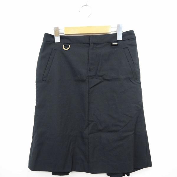 アナザーエディション クロア ANOTHER EDITION CROIX スカート 台形 フレア ボトムス 無地 シンプル ひざ下 ひざ丈 ウール 毛 S【ブランド】アナザーエディション クロア ANOTHER EDITION CROIX【...