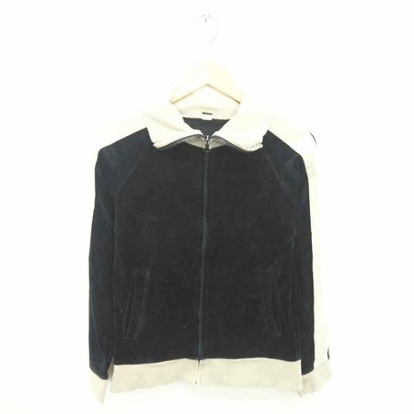 アップタイト UPTIGHT ジャケット アウター ブルゾン ジップアップ ラグランスリーブ ブラック ベージュ 黒 薄茶 /TT9 レディース【表記サイズ】サイズ表記なし(実寸サイズをご確認ください)【実寸サイズ】身幅：約44cm　着丈：...