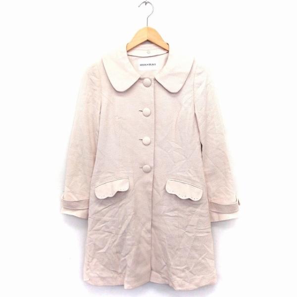 ペイトンプレイス PEYTON PLACE スプリングコート アウター 2WAY ステンカラー ラメ混 S ピンク /FT37 レディース【ブランド】ペイトンプレイス PEYTON PLACE【表記サイズ】S【実寸サイズ】肩幅：約34cm　...