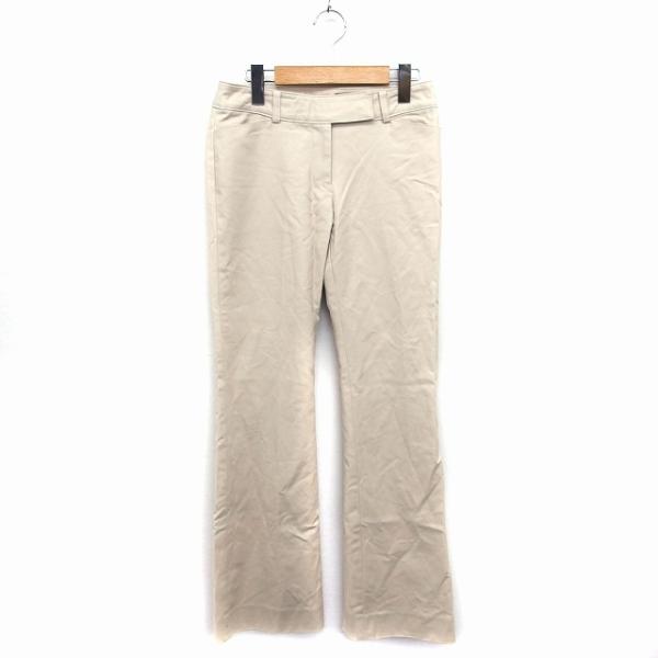 クードシャンス CdeC COUP DE CHANCE ブーツカット チノパン フルレングス 無地 コットン 綿 36 ベージュ /FT4 レディース【ブランド】クードシャンス CdeC COUP DE CHANCE【表記サイズ】36【実寸...