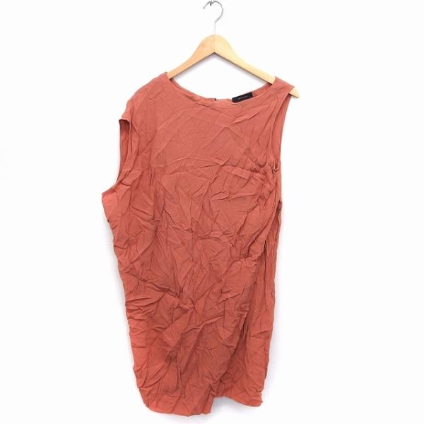 アメリカンラグシー AMERICAN RAG CIE ワンピース アシンメトリー ノースリーブ ロング 無地 F オレンジブラウン /FT46 レディース【ブランド】アメリカンラグシー AMERICAN RAG CIE【表記サイズ】F【実寸...