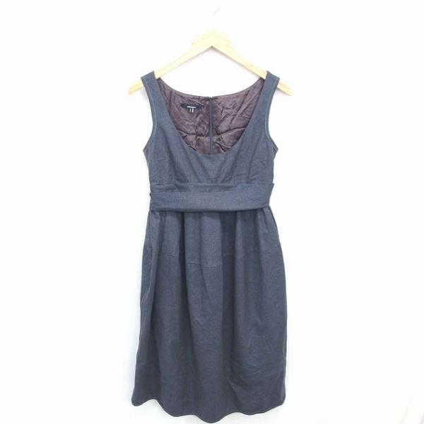 ステファネル STEFANEL ワンピース ロング フレア プルオーバー ノースリーブ 36 チャコールグレー /TT29 レディース【ブランド】ステファネル STEFANEL【表記サイズ】36(D、F、P)40(I)【実寸サイズ】肩幅：約...