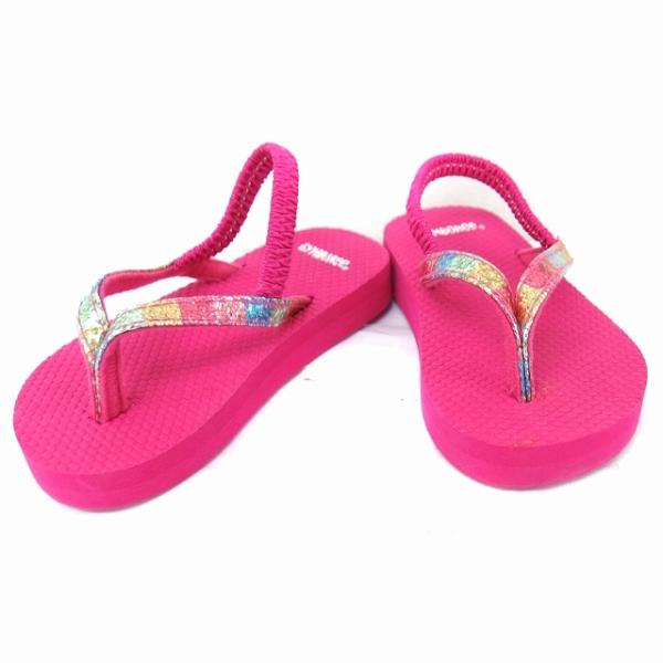 ジンボリー GYMBOREE サンダル ビーチサンダル スパンコール カラフル ピンク /KT10 キッズ【ブランド】ジンボリー GYMBOREE【表記サイズ】サイズ表記なし。実寸サイズでご確認ください。【実寸サイズ】最大幅：約7.5cm　...