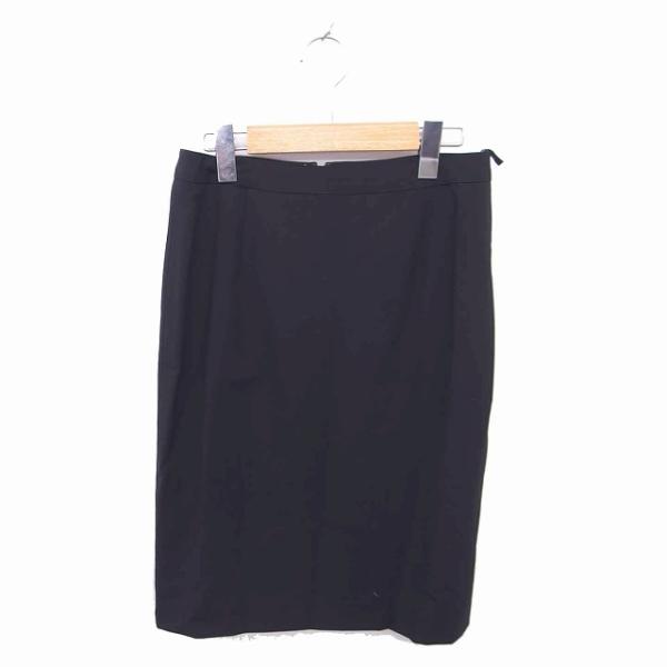 ラ・シャンブルドインエ LA CHAMBRE D`INE タイト スカート ひざ丈 薄手 バックジップ ウール 38 黒 ブラック /TT26 レディース【ブランド】ラ・シャンブルドインエ LA CHAMBRE D`INE【表記サイズ】38...