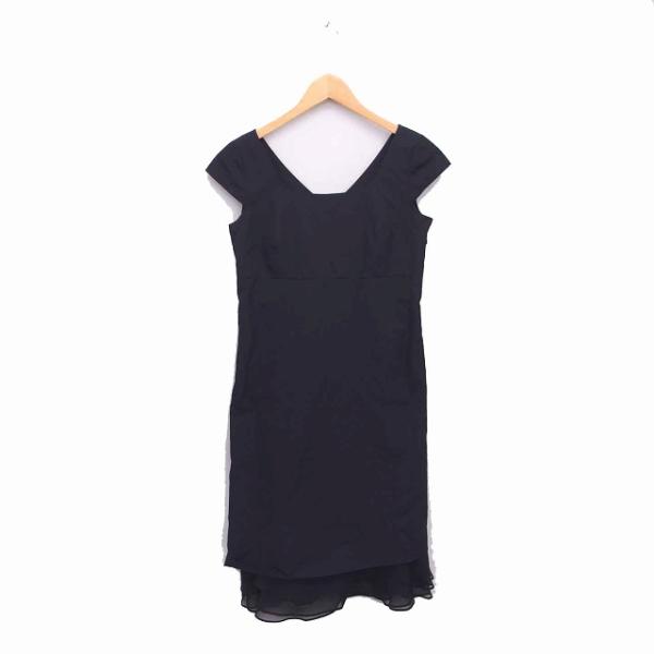 アデュートリステス ADIEU TRISTESSE ワンピース ロング プルオーバー Uネック キャップスリーブ 半袖 38 黒 ブラック /TT10【ブランド】アデュートリステス ADIEU TRISTESSE【表記サイズ】38【実寸サイ...