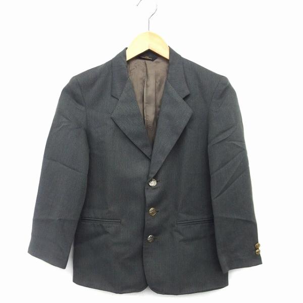 アムハーストコレクション AMHERST COLLECTION テーラード ジャケット 七分袖 シングル 総柄 肩パット 10 グリーン 緑 /HT2 レディース【表記サイズ】10【実寸サイズ】肩幅：約37cm　身幅：約41cm　袖丈：約4...