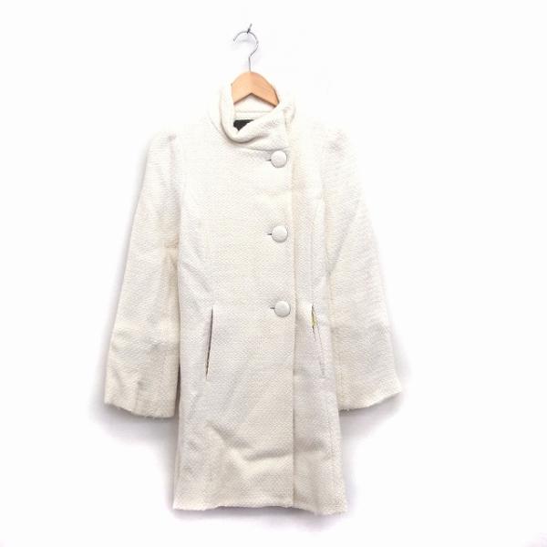 ラブガールズマーケット LOVE GIRLS MARKET コート アウター スタンドカラー ロング ウール F ホワイト 白 /KT6 レディース【ブランド】ラブガールズマーケット LOVE GIRLS MARKET【表記サイズ】F【実寸...