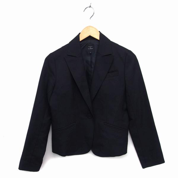 テンダンス パーレイビームス tendance par Ray BEAMS ジャケット アウター テーラード 総裏地 ウール混 無地 1 黒 ブラック /NT19 レディース【ブランド】テンダンス パーレイビームス tendance par...