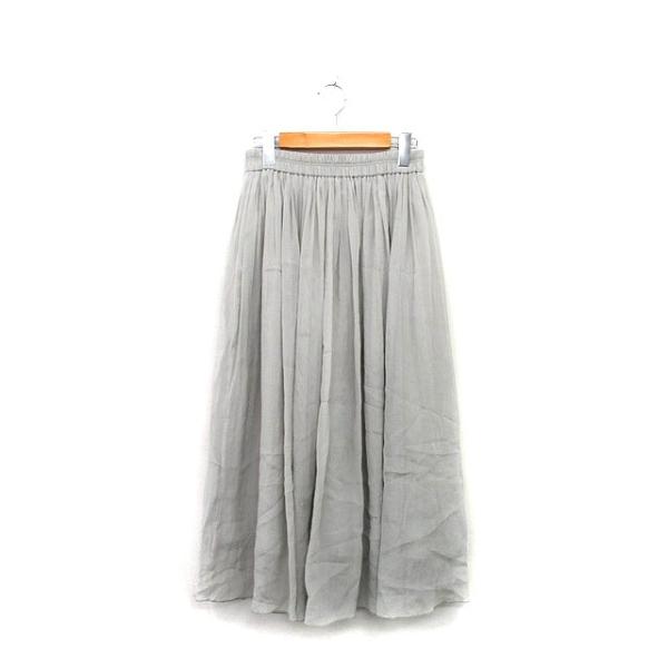 シップス SHIPS ギャザースカート ロング シンプル グレー 灰 /KT32 レディース【ブランド】シップス SHIPS【表記サイズ】サイズ表記なし。実寸サイズでご確認ください。【実寸サイズ】ウエスト：約66-82cm　ヒップ：約140...