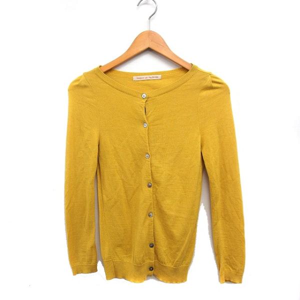 テンダンス パーレイビームス tendance par Ray BEAMS ニット カーディガン 無地 ウール混 マスタード 黄 /FT33 レディース【ブランド】テンダンス パーレイビームス tendance par Ray BEAMS【...