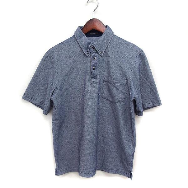 コムサイズム COMME CA ISM 半袖 ポロシャツ ボタンダウン 鹿の子 M グレー 灰 /FT39 メンズ【ブランド】コムサイズム COMME CA ISM【表記サイズ】M【実寸サイズ】肩幅：約42cm　身幅：約48cm　袖丈：約2...