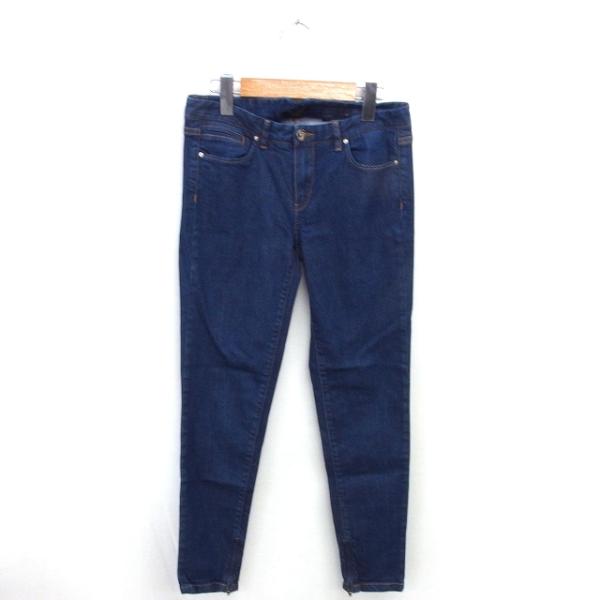 マッシモドゥッティ Massimo Dutti デニム ジーンズ スキニー パンツ ロング 36 紺 インディゴ /TT レディース【表記サイズ】36(EUR)4(USA)26(MEX)【実寸サイズ】ウエスト：約68cm　もも幅：約21cm...