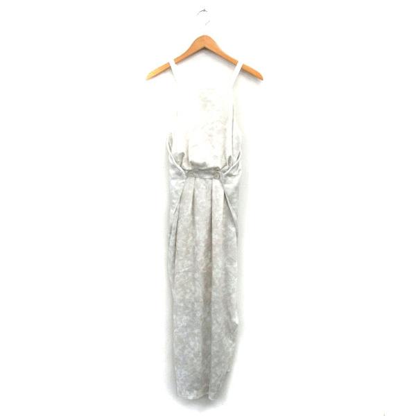 リエル リシェ rielle riche キャミワンピース ロング 総柄 ベージュ /KT15 レディース【表記サイズ】サイズ表記なし。実寸サイズでご確認ください。【実寸サイズ】身幅：約36cm　前身頃：約119cm　総丈：約126cm　後...