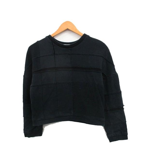 3.1 フィリップリム 3.1 phillip lim トレーナー  スウェット プルオーバー コットン S ブラック 黒 /KT8 レディース【ブランド】3.1 フィリップリム 3.1 phillip lim【表記サイズ】S【実寸サイズ】...