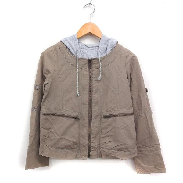 ラボラトリーワーク laboratory work フーデッドライナー付き ジャンパー ブルゾン アウター 無地 M ベージュ /FT6 レディース【ブランド】ラボラトリーワーク laboratory work【表記サイズ】M【実寸サイズ】...
