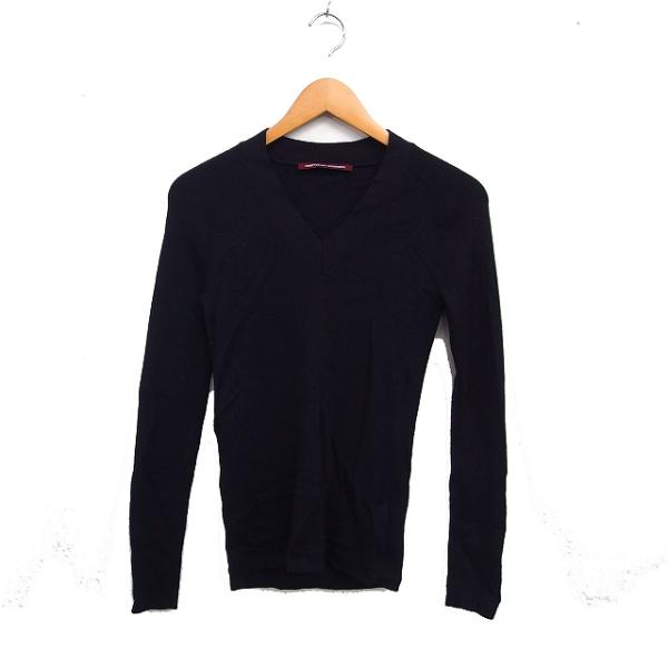 コントワーデコトニエ COMPTOIR DES COTONNIERS リブ ニット セーター 長袖 Vネック 無地 ウール 11 ブラック 黒 /FT18 レディース【ブランド】コントワーデコトニエ COMPTOIR DES COTONNI...