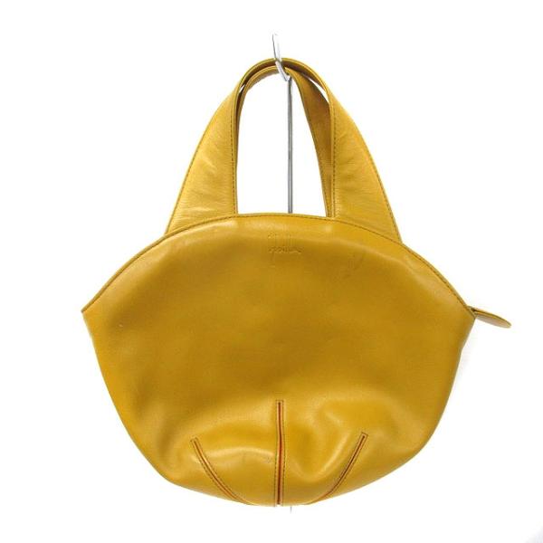 シビラ SYBILLA ハンドバッグ 鞄 ミニ ロゴ マスタード /KT16 レディース【ブランド】シビラ SYBILLA【表記サイズ】サイズ表記なし。実寸サイズでご確認ください。【実寸サイズ】持ち手の長さ：約29cm　ヨコ：約28cm　タ...