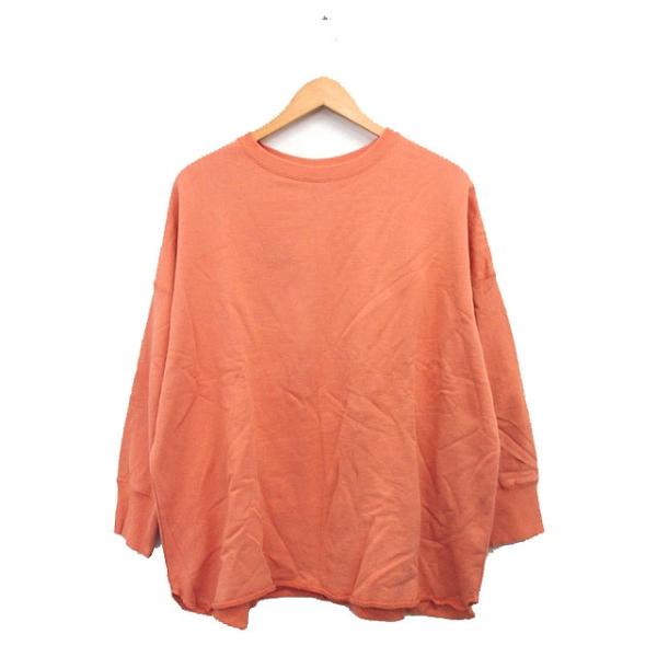 ジャーナルスタンダード レリューム JOURNAL STANDARD relume トレーナー  スウェット コットン シンプル F オレンジ 橙色 /KT20 レディース【ブランド】ジャーナルスタンダード レリューム JOURNAL ST...