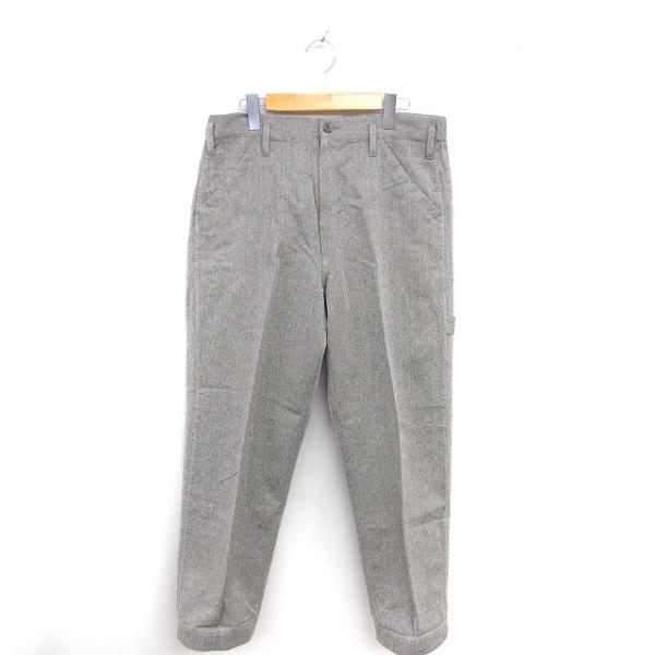 イッペイ タケイ ippei takei テーパード ハイウエスト パンツ センタープレス シルク混 グレー /TT レディース【ブランド】イッペイ タケイ ippei takei【表記サイズ】サイズ表記なし(実寸サイズをご確認ください)【...