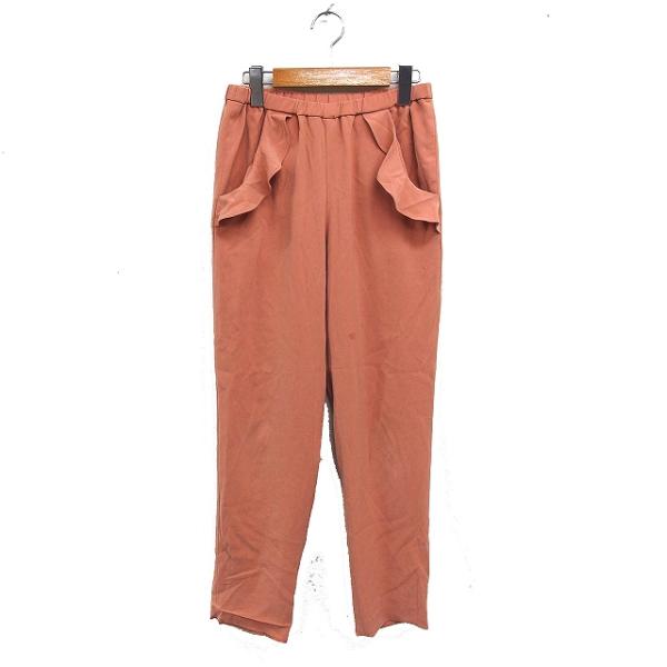 バナーバレット Banner Barrett イージー テーパード パンツ フリル 無地 38 コーラルピンク /FT24 レディース【ブランド】バナーバレット Banner Barrett【表記サイズ】38【実寸サイズ】ウエスト：約66-...