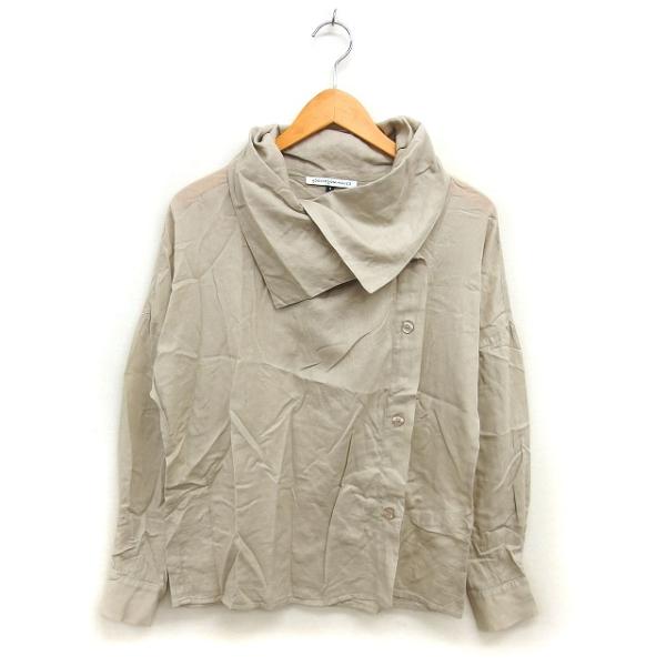アドルフォドミンゲス ADOLFO DOMINGUEZ ビッグカラー シャツ ブラウス ワイド コットン 綿 長袖 S ベージュ /NT32 レディース【ブランド】アドルフォドミンゲス ADOLFO DOMINGUEZ【表記サイズ】EUR:...