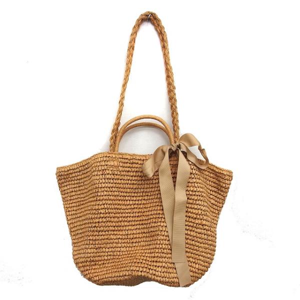 ビリティス ディ セッタン Bilitis dix-sept ans かごバッグ トートバッグ リボン 巾着 2way ペーパー ベージュ /NT6 レディース【ブランド】ビリティス ディ セッタン Bilitis dix-sept ans...