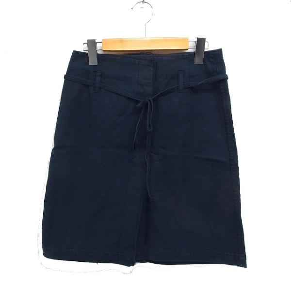 ズッカトラバイユ ZUCCa TRAVAIL ラップスカート 台形 ミニ リボン 無地 コットン 綿 0 ネイビー 紺 /FT30 レディース【ブランド】ズッカトラバイユ ZUCCa TRAVAIL【表記サイズ】0【実寸サイズ】ウエスト：約...