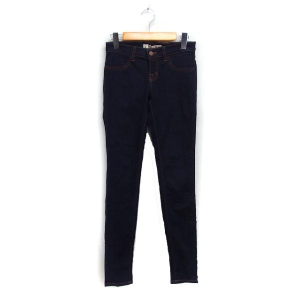 ジェイブランド J BRAND デニム ジーンズ スキニー 無地 24 インディゴ 紺 /FT13 レディース【ブランド】ジェイブランド J BRAND【表記サイズ】24【実寸サイズ】ウエスト：約64cm　もも幅：約20cm　裾幅：約12c...