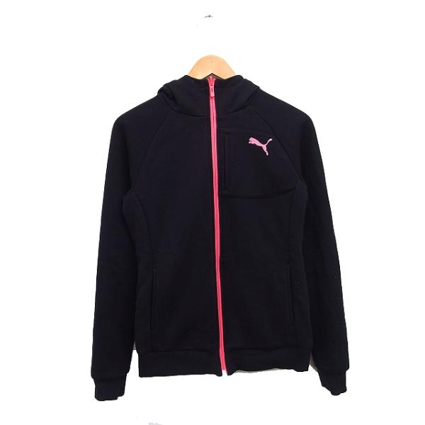 プーマ PUMA リバーシブル スウェット ジャケット パーカー カモフラージュ L ブラック 黒 /FT24 レディース【ブランド】プーマ PUMA【表記サイズ】L【実寸サイズ】身幅：約48cm　着丈：約58.5cm　ゆき丈：約82cm　...