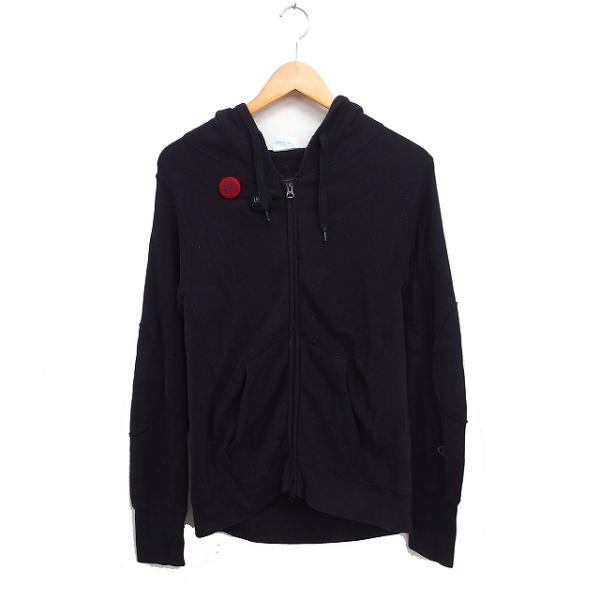 チャンピオン CHAMPION × ila vee dub ジップアップ パーカー ロゴプリント コットン 綿 S ブラック 黒 /FT4 レディース【ブランド】チャンピオン CHAMPION【表記サイズ】S【実寸サイズ】肩幅：約40cm　...