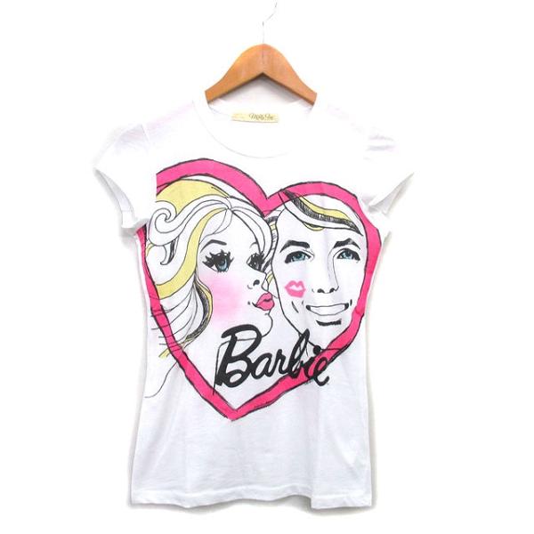 マイティファイン Mighty Fine カットソー Tシャツ 半袖 プリント コットン S ホワイト 白 /KT25 レディース【表記サイズ】S【実寸サイズ】肩幅：約33cm　身幅：約42cm　着丈：約59cm　袖丈：約10cm　　【素材...