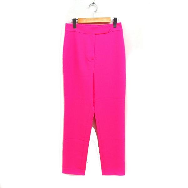 未使用品 ミリー milly タグ付き テーパード パンツ フルレングス 無地 4 ネオンピンク /FT15 レディース【ブランド】ミリー milly【表記サイズ】4【実寸サイズ】ウエスト：約70-76cm　もも幅：約25cm　裾幅：約16...