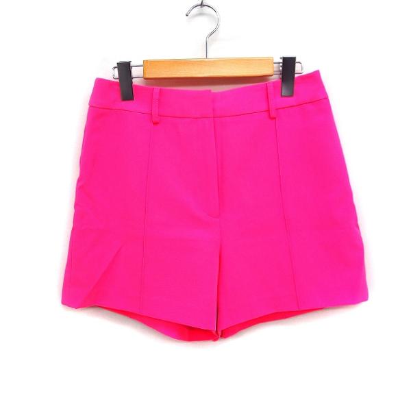 未使用品 ミリー milly タグ付き ショート パンツ センターシーム 無地 4 ネオンピンク /FT16 レディース【ブランド】ミリー milly【表記サイズ】4【実寸サイズ】ウエスト：約70cm　もも幅：約28cm　裾幅：約30cm　...