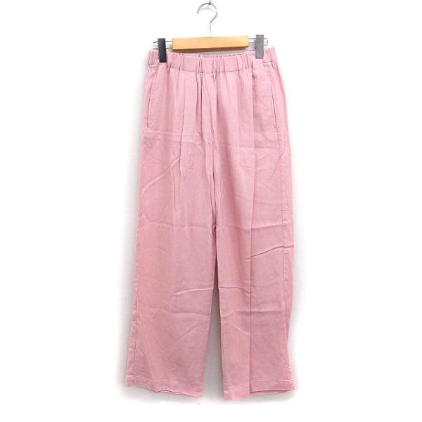 アーバンリサーチ ドアーズ URBAN RESEARCH DOORS リネン タック ワイド パンツ 無地 M ピンク /FT36 レディース【ブランド】アーバンリサーチ ドアーズ URBAN RESEARCH DOORS【表記サイズ】M【...