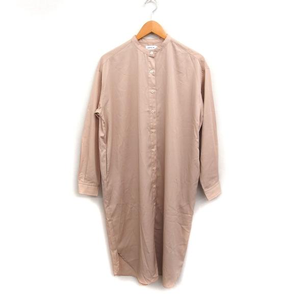 レプシィム ローリーズファーム LEPSIM LOWRYS FARM シャツ ワンピース 長袖 ロング バンドカラー 無地 F ベージュ /FT24 レディース【ブランド】レプシィム ローリーズファーム LEPSIM LOWRYS FARM...
