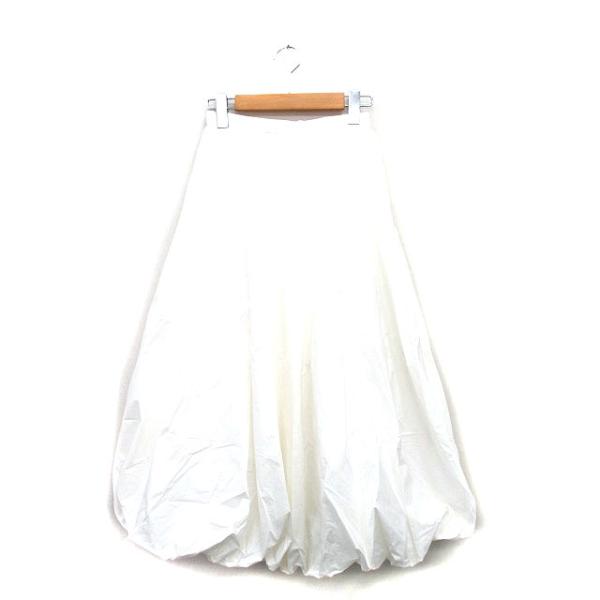 ユナイテッドアローズ UNITED ARROWS バルーンスカート ロング コットン シンプル 36 ホワイト 白 /KT20 レディース【ブランド】ユナイテッドアローズ UNITED ARROWS【表記サイズ】36【実寸サイズ】ウエスト：...