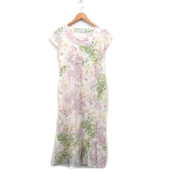 ジェラールダレル GERARD DAREL ワンピース 半袖 ロング 花柄 アイボリー 白 /KT3 レディース【ブランド】ジェラールダレル GERARD DAREL【表記サイズ】サイズ表記なし。実寸サイズでご確認ください。【実寸サイズ】肩...