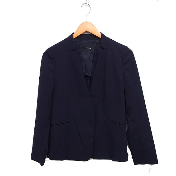 グリーンレーベルリラクシング ユナイテッドアローズ green label relaxing ノーカラー ジャケット 無地 38 ネイビー 紺 /FT18 レディース【ブランド】グリーンレーベルリラクシング ユナイテッドアローズ green...