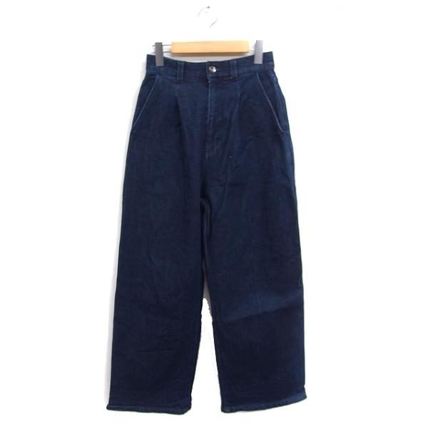 アーバンリサーチ ドアーズ URBAN RESEARCH DOORS デニム ジーンズ タック ワイド ハイウエスト 無地 S インディゴ /FT24 レディース【ブランド】アーバンリサーチ ドアーズ URBAN RESEARCH DOOR...