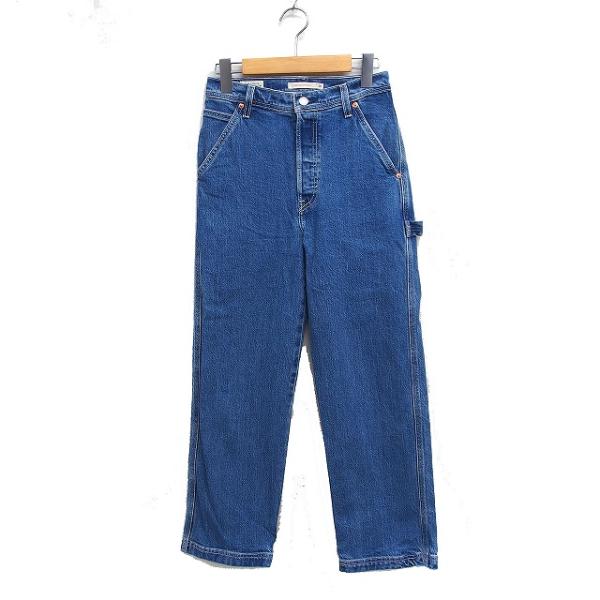 リーバイスプレミアム Levis PReMIUM デニム ジーンズ ペインター 無地 W 26 ブルー 青 /FT25 レディース【ブランド】リーバイスプレミアム Levis PReMIUM【表記サイズ】W26L27【実寸サイズ】ウエスト：...
