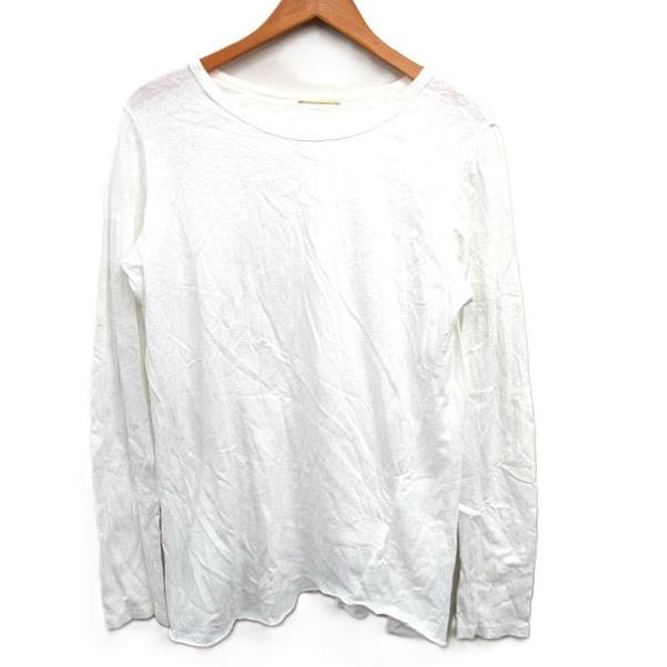 ドゥーズィエムクラス DEUXIEME CLASSE ロングスリーブ Tシャツ カットソー 長袖 ボートネック 無地 コットン ホワイト /FT32 レディース【ブランド】ドゥーズィエムクラス DEUXIEME CLASSE【表記サイズ】表...