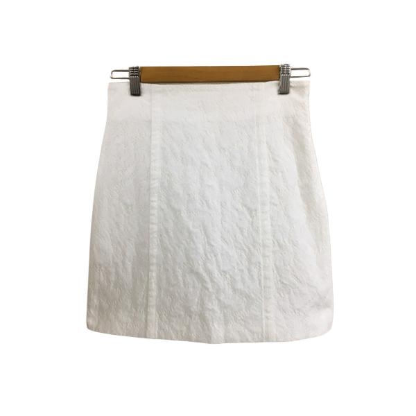 マウログリフォーニ MAURO GRIFONI for IENA スカート 台形 ミニ 総レース 花柄 40 白 ホワイト レディース【ブランド】マウログリフォーニ MAURO GRIFONI【表記サイズ】40(実寸サイズをご確認ください。...