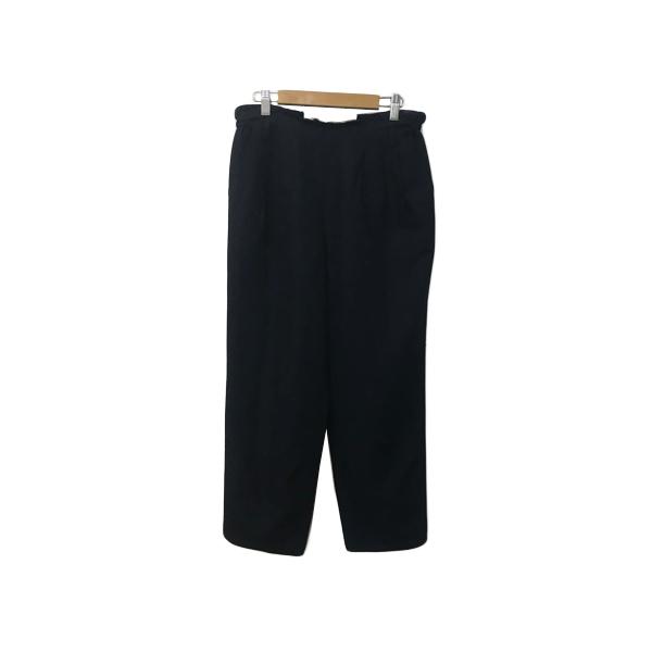 ディスコート Discoat Parisien パンツ テーパード クロップド タック ウエストゴム 無地 L 黒 ブラック レディース【ブランド】ディスコート Discoat【表記サイズ】L【実寸サイズ】ウエスト：72~88cm　もも幅：...