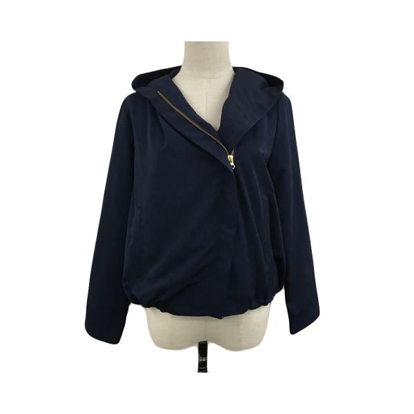 エニィスィス エニシス anySiS L'aube ジャケット ブルゾン フード ジップアップ 無地 長袖 2 紺 ネイビー レディース【ブランド】エニィスィス エニシス anySiS【表記サイズ】2(実寸サイズをご確認ください。)【実寸サ...