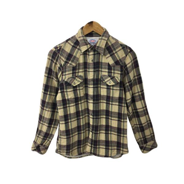 ガイジンメイド GAIJIN MADE CHIANG MAI DELUXE シャツ カジュアル スタンダード チェック 長袖 S ベージュ 紫 パープル メンズ【ブランド】ガイジンメイド GAIJIN MADE【表記サイズ】S【実寸サイズ】...